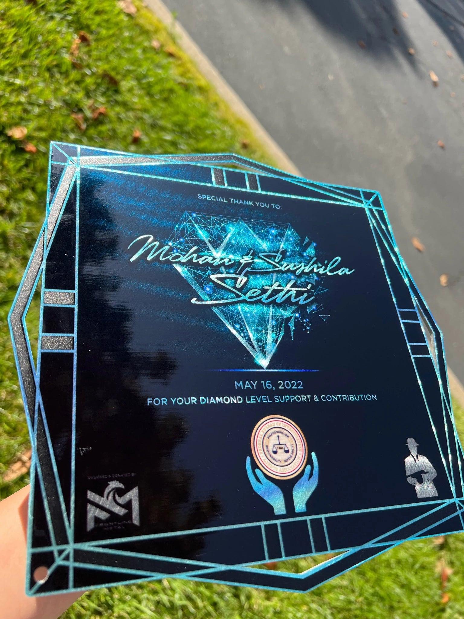 custom awards-Personalized Military Awards & Plaques-Frontline Metal