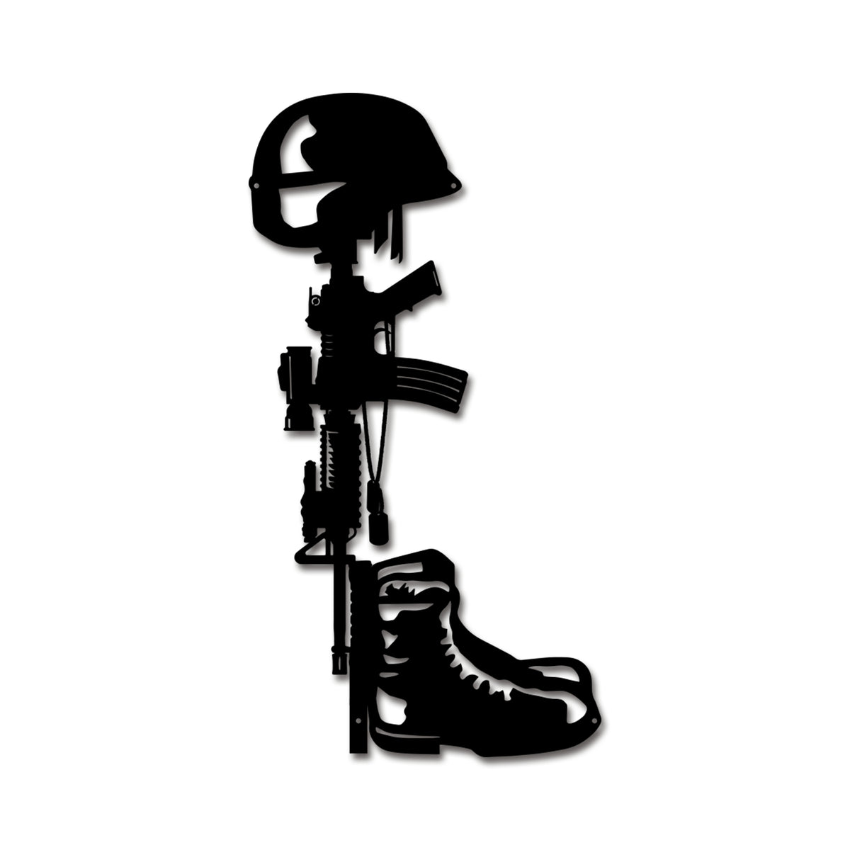 Battlefield Cross Silhouette - Outlet – Frontline Metal