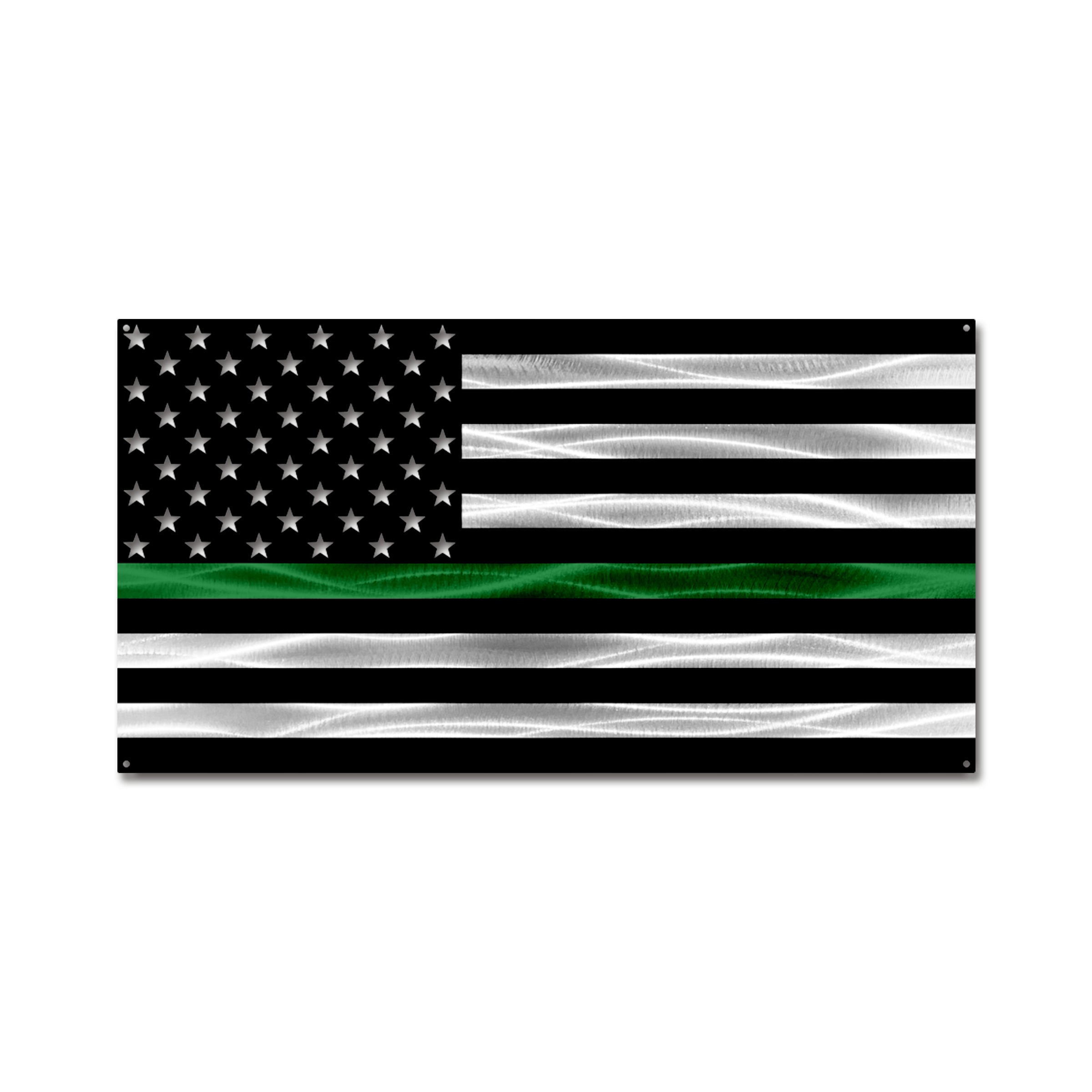 military American flag-Military American Flag-Frontline Metal